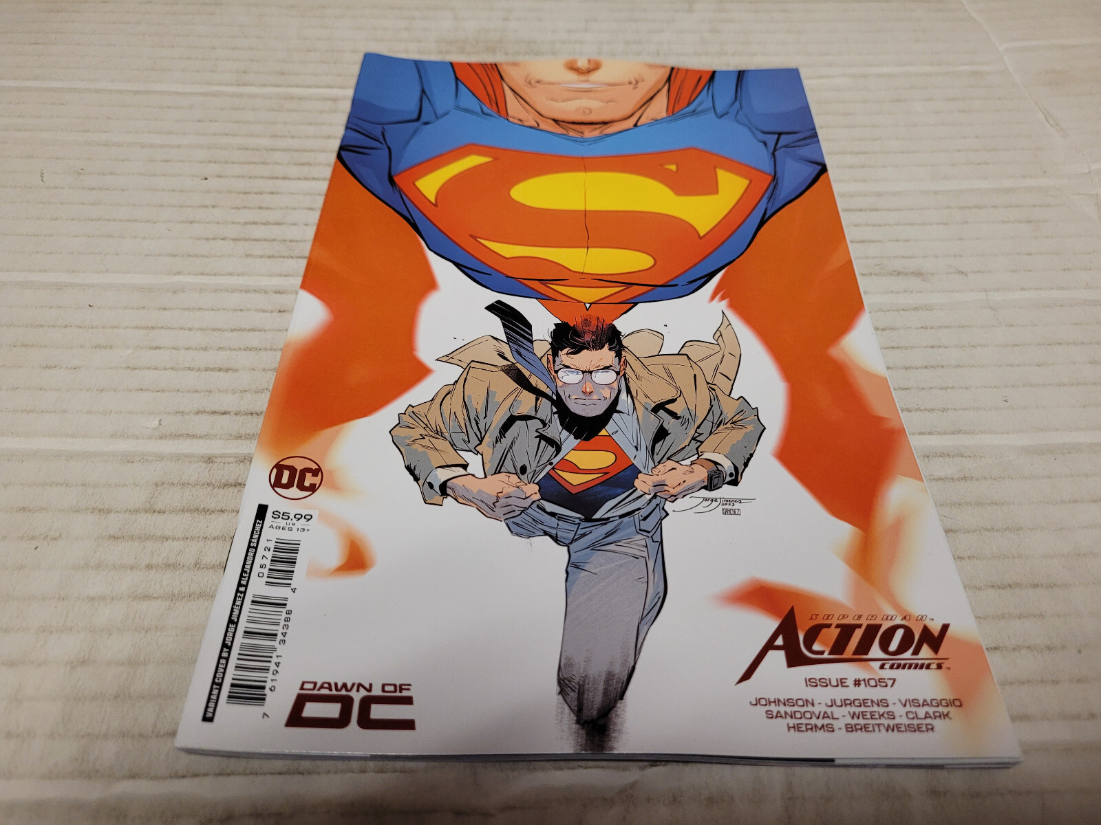 Action Comics # 1057 Cover 2 (2023, DC) Jorge Jimenez Card Stock ...