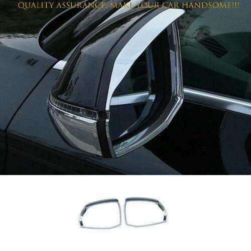 For Audi Q7 2017-2019 Glossy Chrome Rear View Side Mirror Frame Cover ...