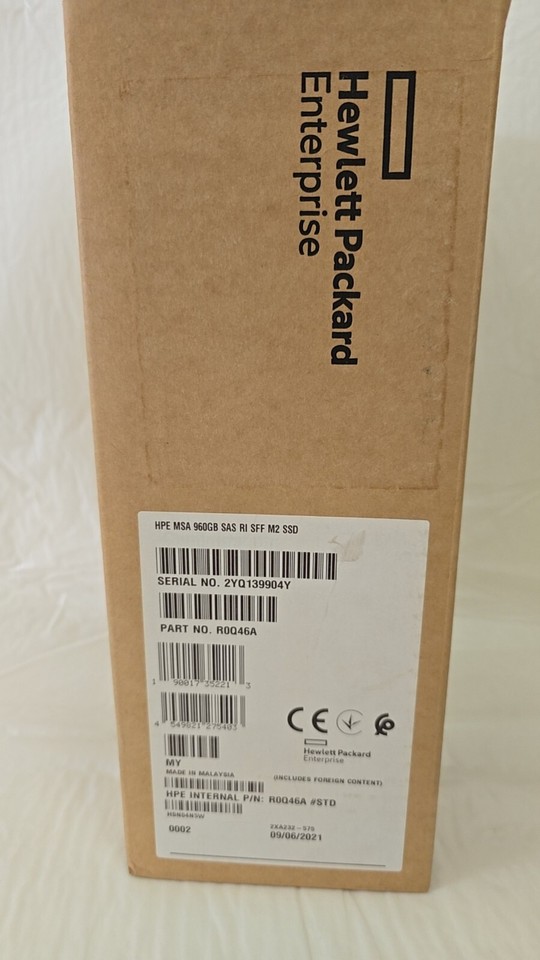 HPE MSA 960GB SAS 12G SFF RI M.2 SSD | Internal SSD | R0Q46A | 960 GB | M.2