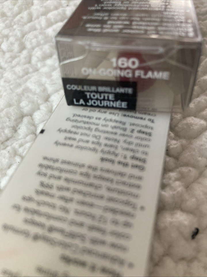 2 Revlon Colorstay Overtime #160 On Going Flame Longwear Lip color New ...