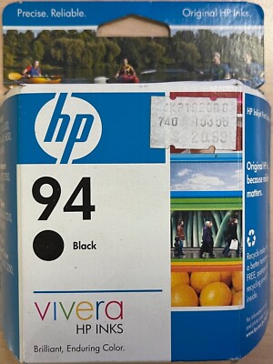 HP 94 Black Inkjet Print Cartridge Genuine Vivera Hp Exp Feb 2009 | eBay