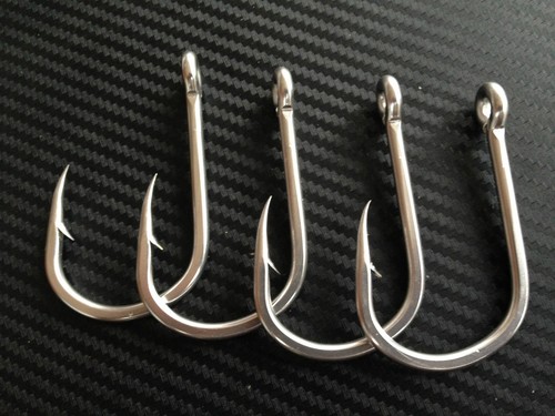 Marlin Hooks Game Fishing Trolling Tuna Hook D20 D30 D40 Shackle Rigs ...