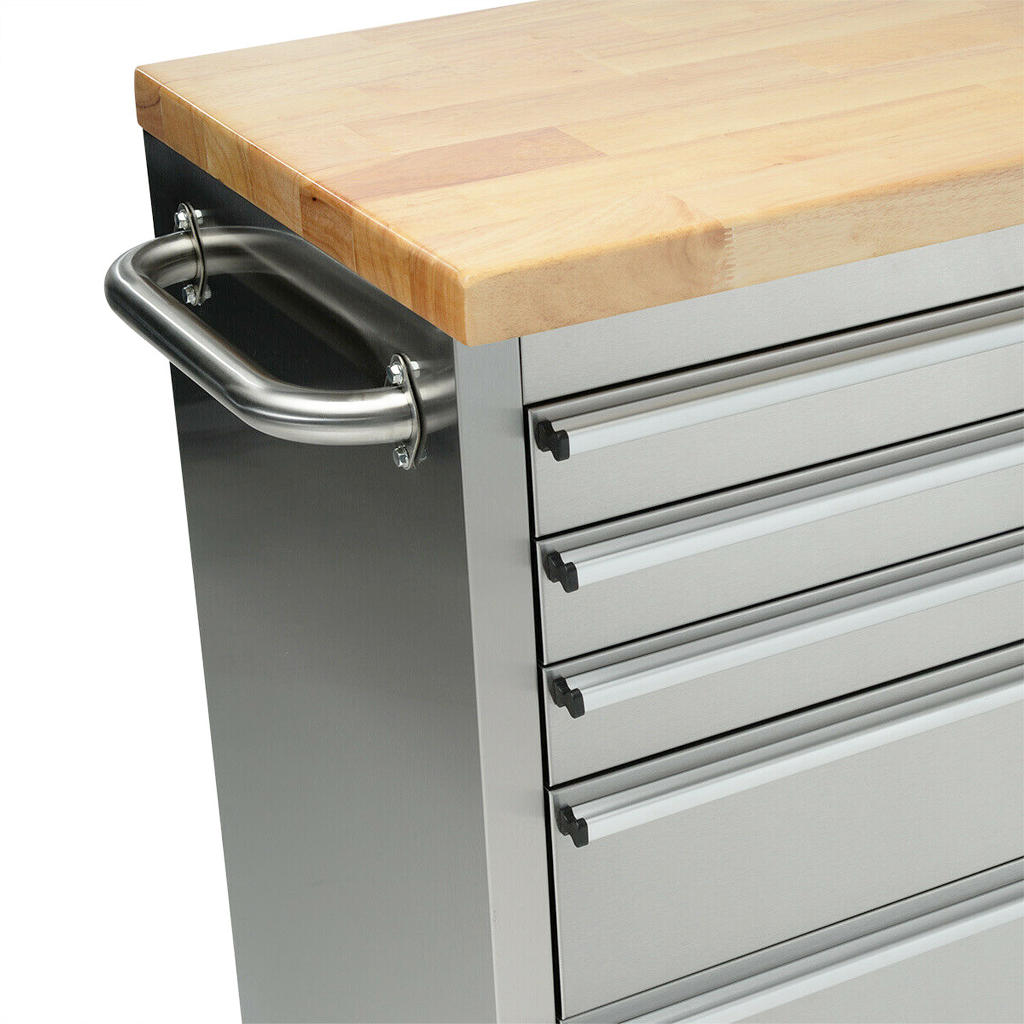 CRYTEC POWER 55 inch Stainless Steel 55 Inch Tool Chest with 10 Drawers ...