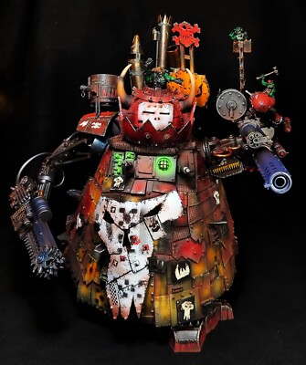 Stompa painted Warhammer 40k Orks Morkanaut Gorkanaut Big Mek Deff ...