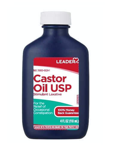 Leader Castor Oil 100% USP, 4 Fl Oz 096295137750VL | eBay