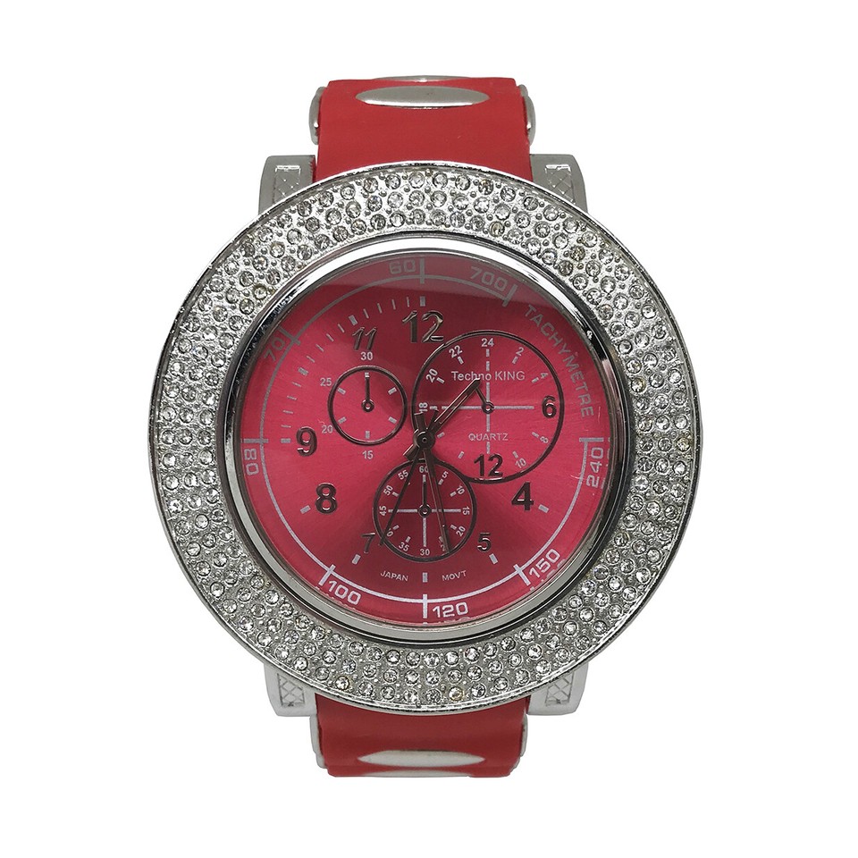 TECHNO KING MEN STRONG HEAVY BIG two-sided bezel WATCHES | eBay