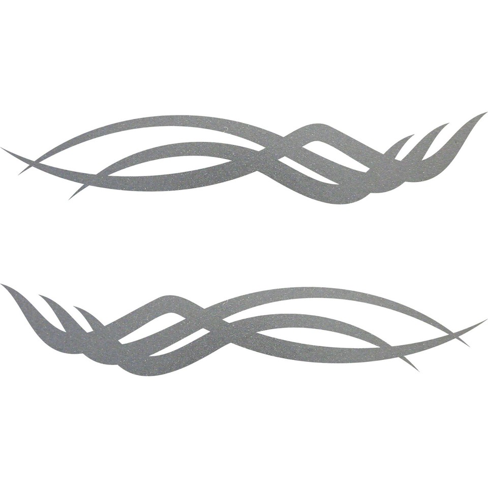 Tribal Sticker Tattoo 95cm Silver Ass Antlers Car Rear Motorcycle Decor ...