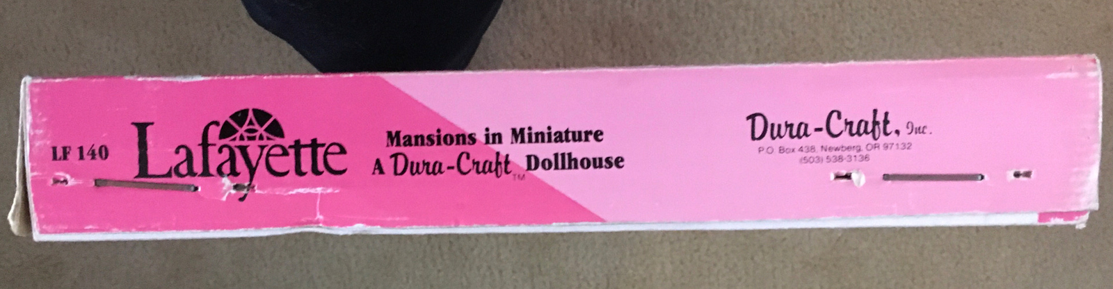 Vintage Dura-craft 1992 LF140 Lafayette Mansions in Miniature Wood ...