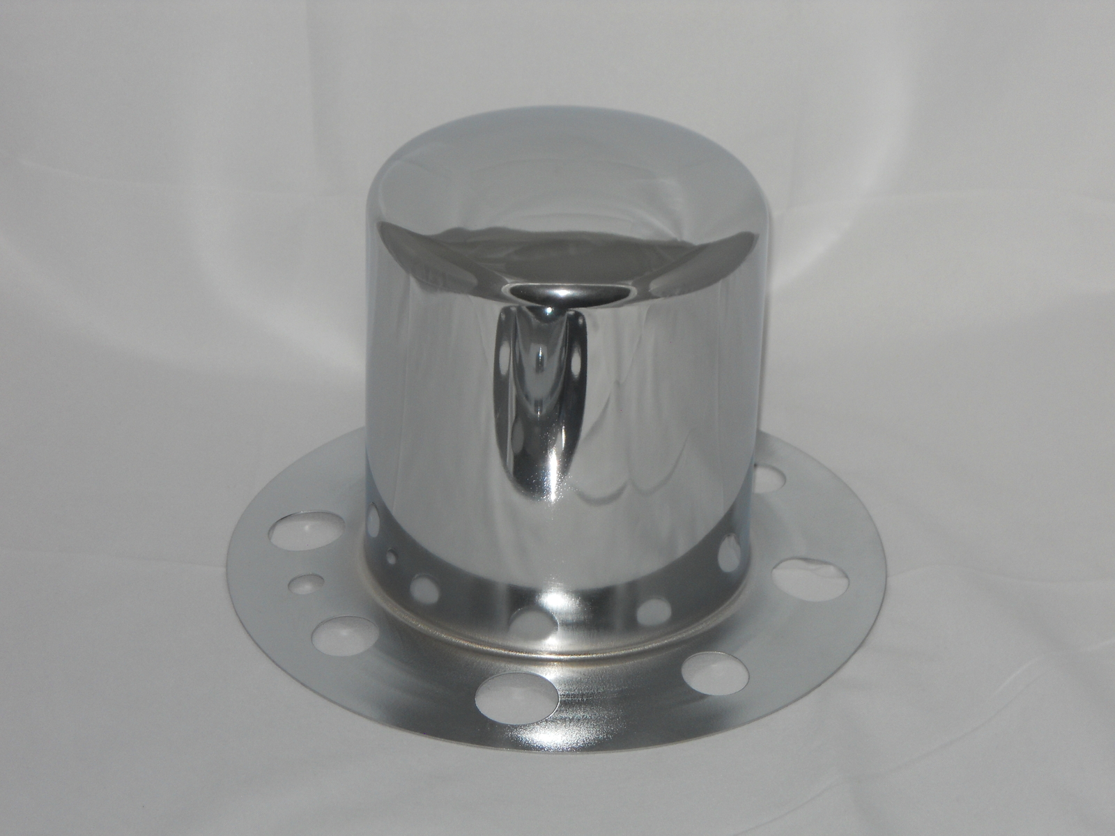 ALCOA DUALLY WHEEL RIM 9/16" x 18 RH CHROME LUG NUT AND WHEEL RIM ...