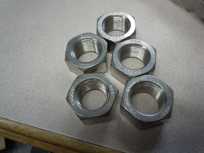 1"-14 18-8 Stainless Steel Finished Hex Nut 70719 F594D Lot of 5 | eBay