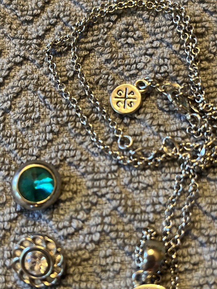 Ginger Snaps 20" Chain Pendant Necklace W/ 4 Snaps!-Snap Pick-Organza ...