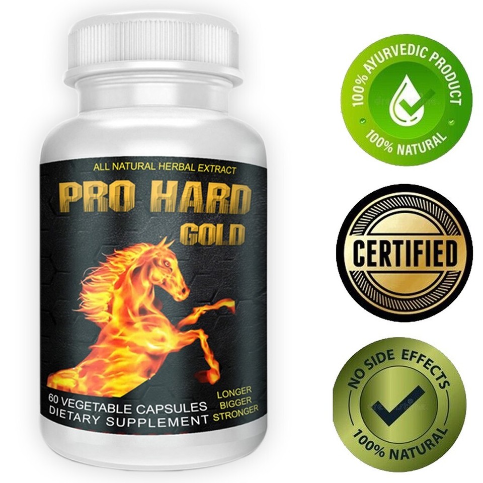 Pro Hard Gold Male Performance Enhancement 60 Pills - Dietary ...
