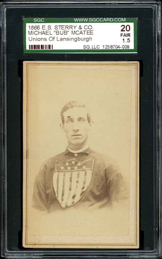 1866 E.S. Sterry & Co Lansingburgh Unions/Troy Haymakers CDVs 1st ...