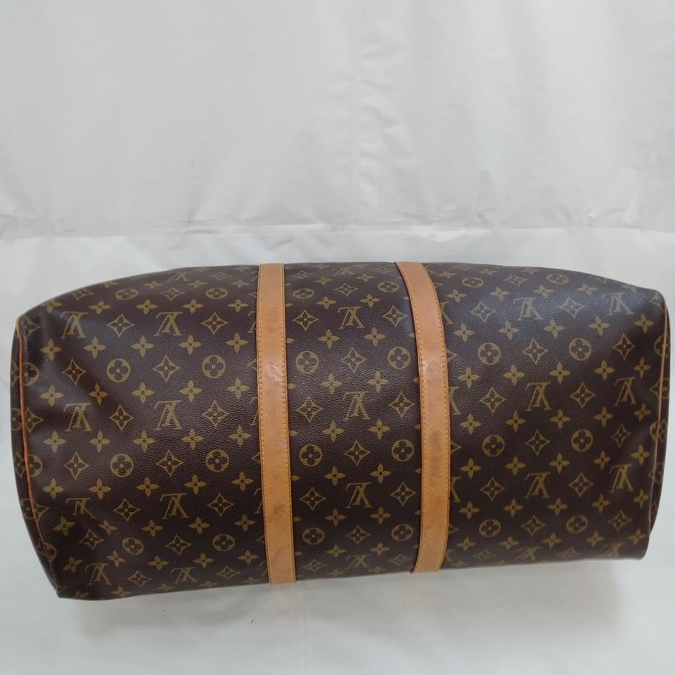 Louis Vuitton LV Boston Bag Keepall 55 Brown Monogram 4403553 | eBay