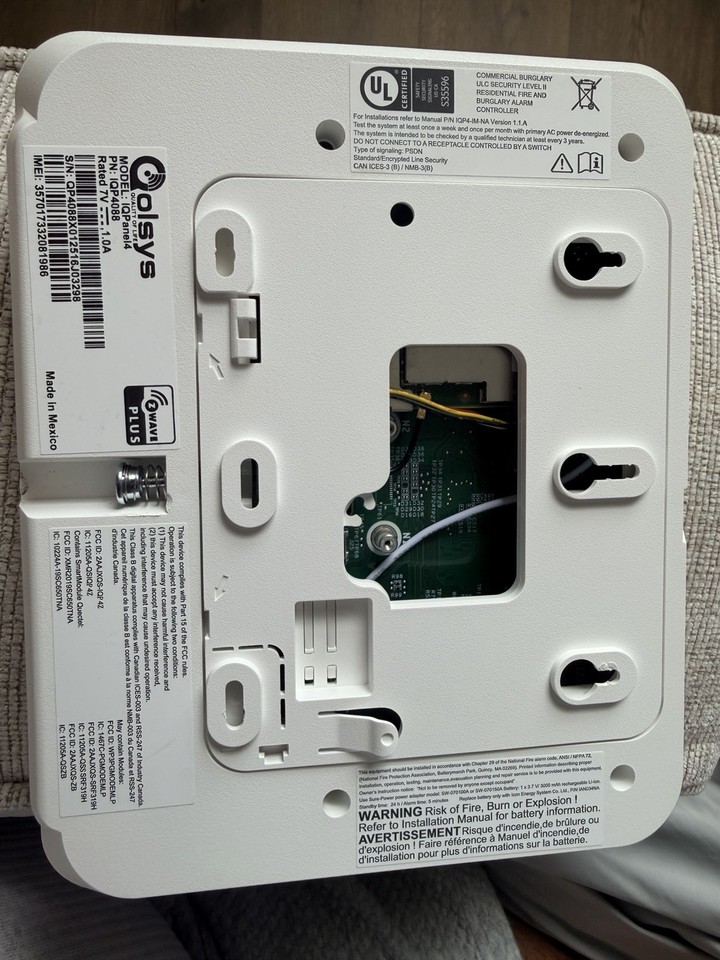 Qolsys IQ Panel 4 IQP4088 Touchscreen Home Security Alarm Panel | eBay