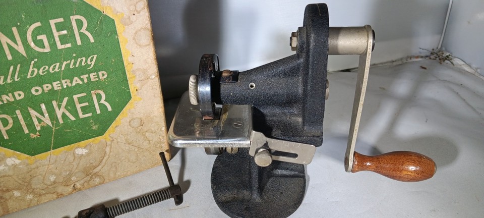 Singer Pinker Ball Bearing Godzilla hand Operated With Clamp VINTAGE | eBay