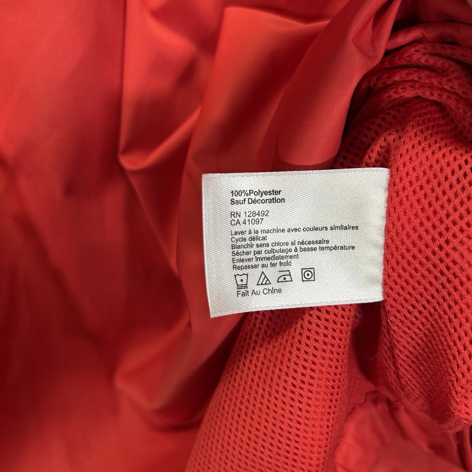 Greg Norman Jacket Mens L Red Quarter Zip Short Sleeve Golf Pullover ...