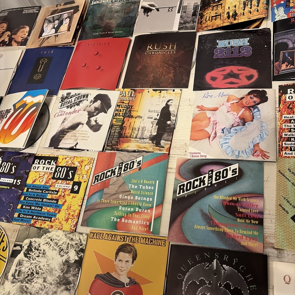 Lot of 98 Cds Rock Grunge Alternative. Rush. Pink Floyd. Queen Nirvana ...