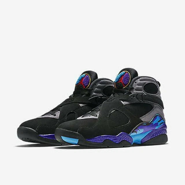 Men Jordan Retro 8 Aqua