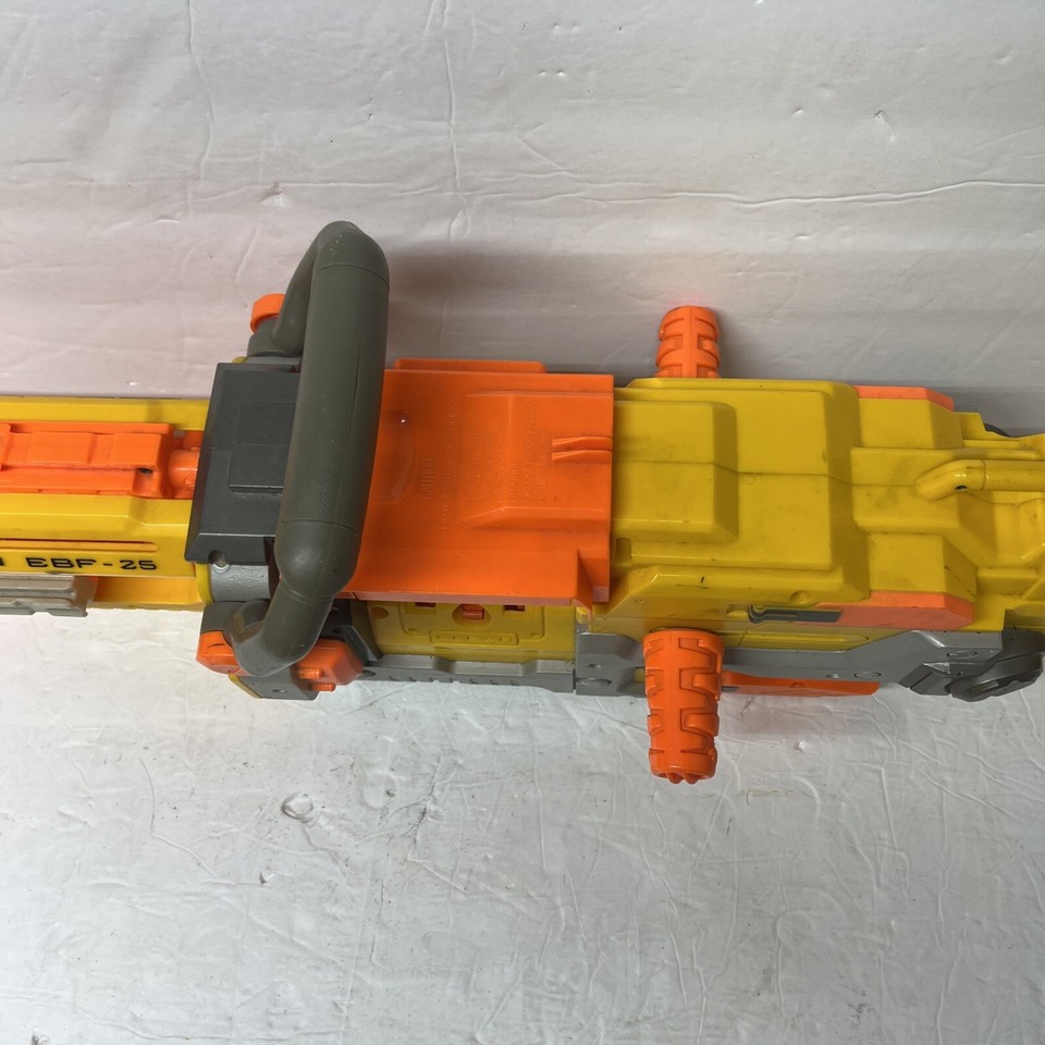 Nerf Vulcan EBF-25 Automatic Gun Dart Blaster Machine Tripod Ammo Belt ...