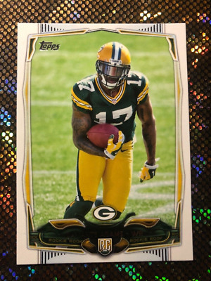 2014 Topps Rookie Card #337 DAVANTE ADAMS Fresno State Green Bay ...