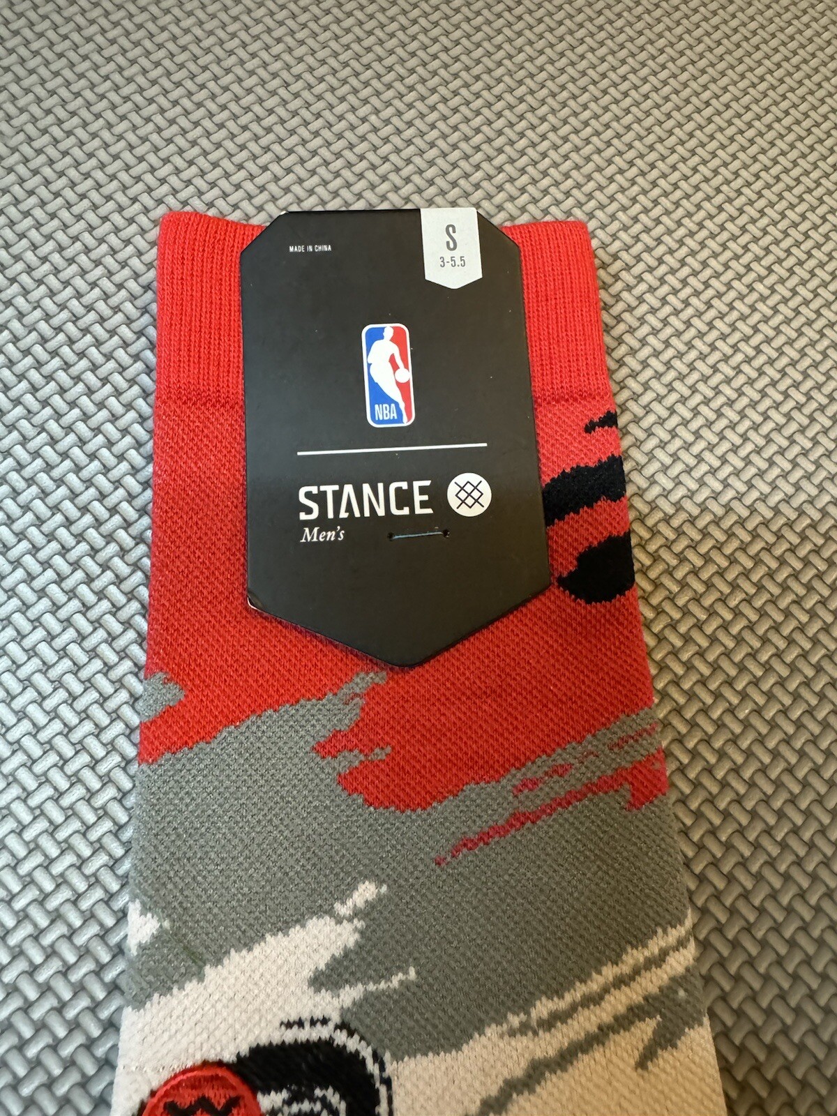 NBA Toronto Raptors Socks Stance wave Racer Crew Size Large Red New ...