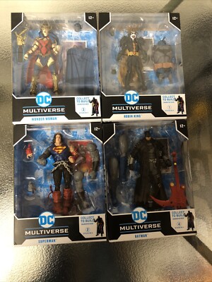 McFarlane DC Comics Multiverse Dark Father BAF Complete Lot of 4 ...