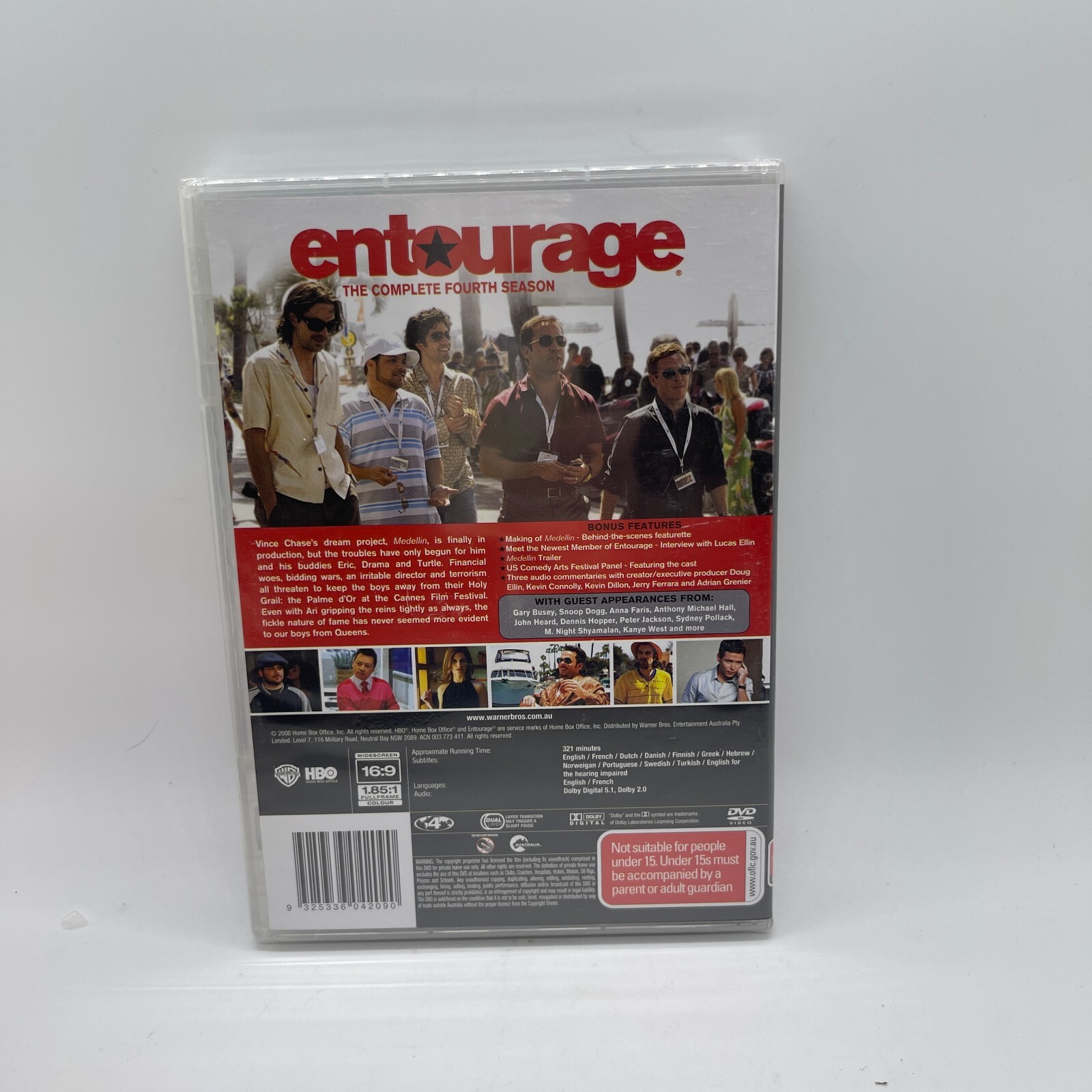 Entourage - Season 1 2 4 Complete DVD Box Set Bundle (Region 4) FREE ...