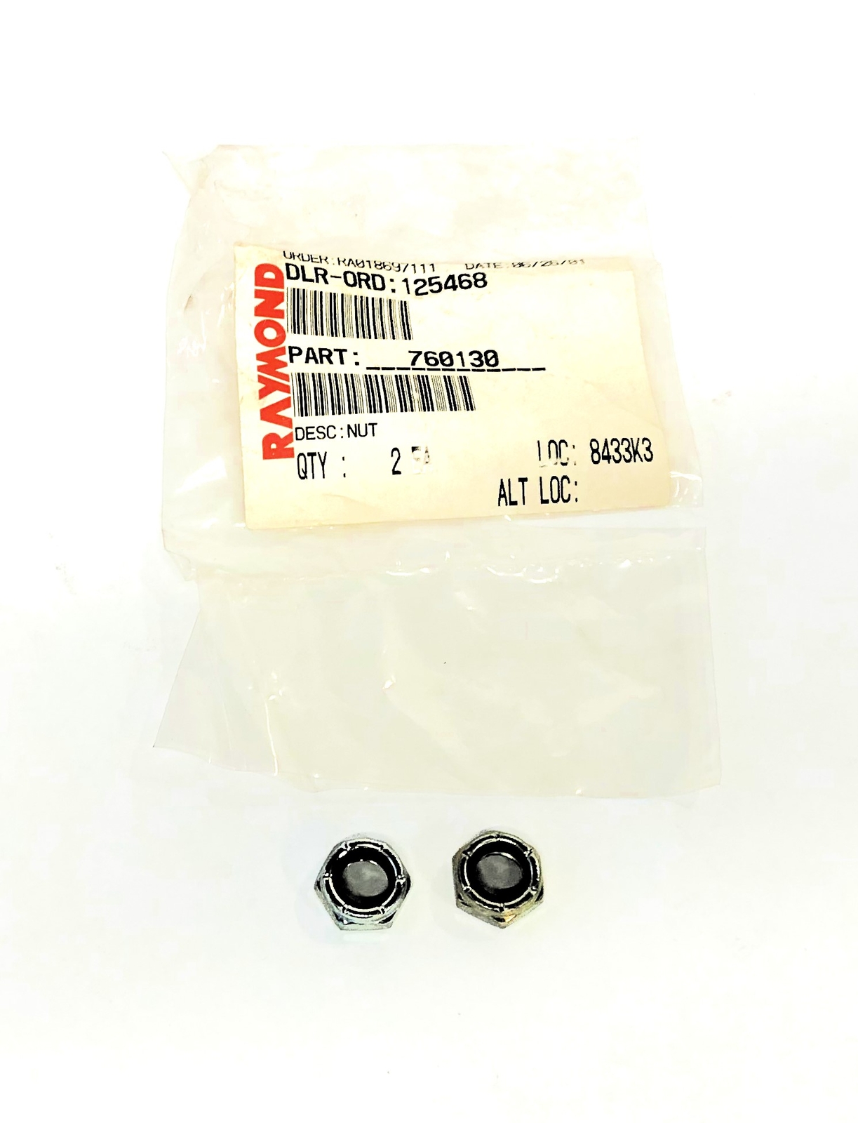 Raymond Nut 760-130 [Lot of 2] NOS | eBay