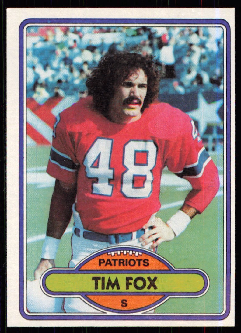 1980 Topps Tim Fox New England Patriots #269 | eBay