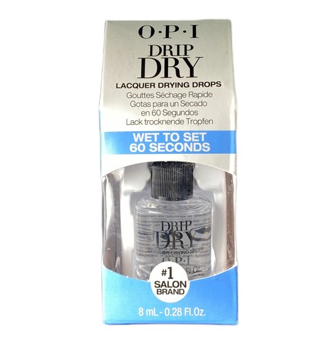 NEW OPI DRIP DRY LACQUER POLISH NAIL DRYING DROPS .28 Oz FULL SIZE WITH ...