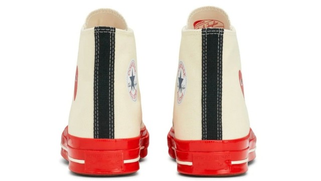 Size 8 - Converse Chuck Taylor All Star 70 High Comme des Garcons PLAY ...