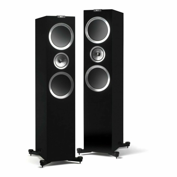 KEF R900 Floorstanding Speakers - Gloss Black for sale online | eBay