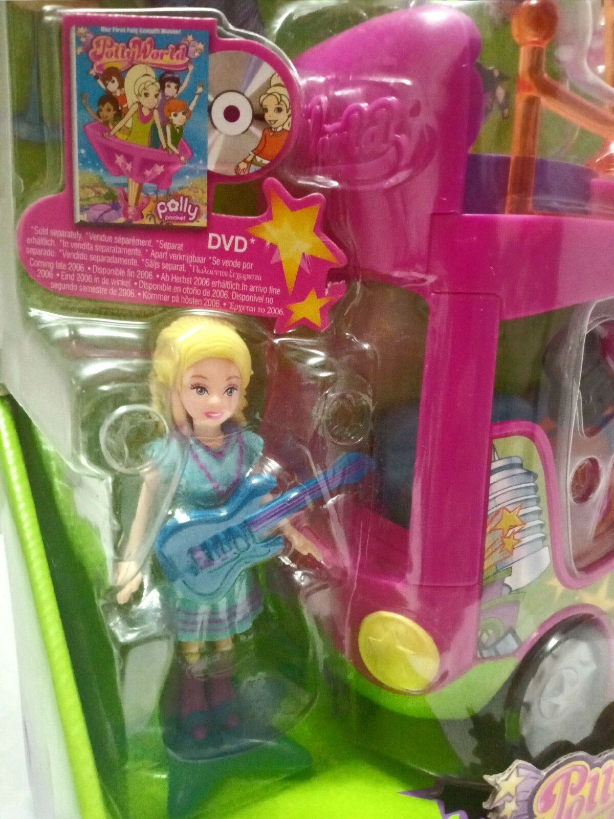 POLLY POCKET WORLD ROCKIN TOUR BUS + DVD Mattel 2006 *NEW! | eBay