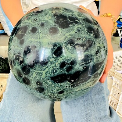 27.39LB Natural Kappa Stone Crystal Ball Polishing Healing12450g | eBay
