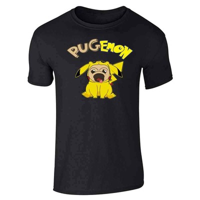 Pugemon Cute Pug Dog Funny Unisex Tee | eBay