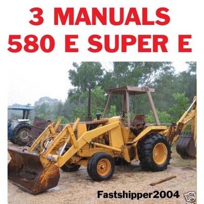 Case 580 E 580E Super E Tractor Backhoe Loader Shop Service Manual ...