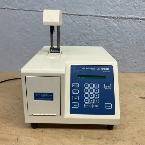 Advanced Instruments The Advanced Osmometer Model 3D3 Tested and ...