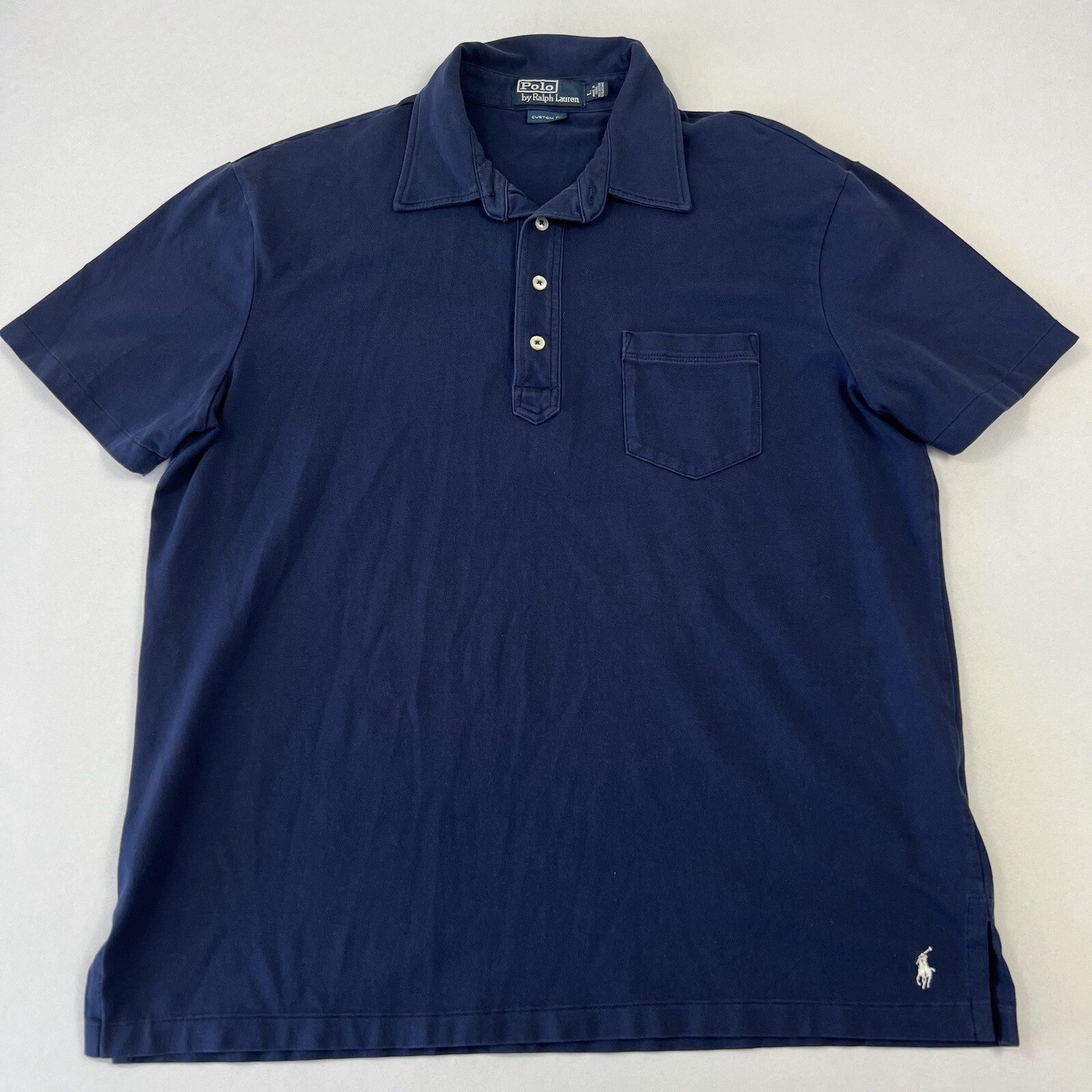 Polo Ralph Lauren Men’s Polo Shirt Front Pocket Cotto… - Gem