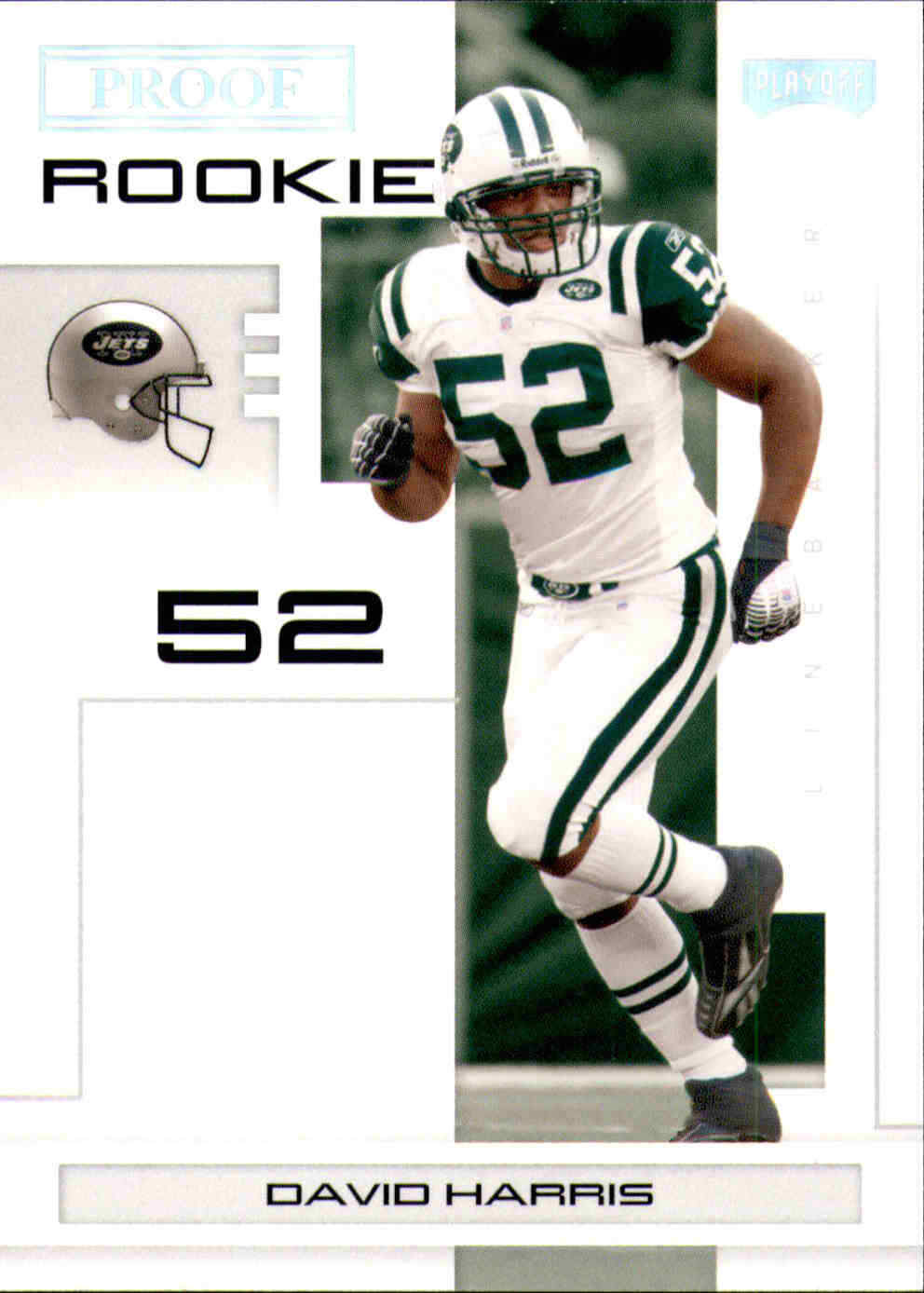 2007 Playoff NFL Playoffs Silver Proof #165 David Harris Card 37/50 | eBay