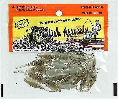 Bass Assassin Soft Plastic Fishing Lure SA01375 1.5" Shad 15 Count Baby ...