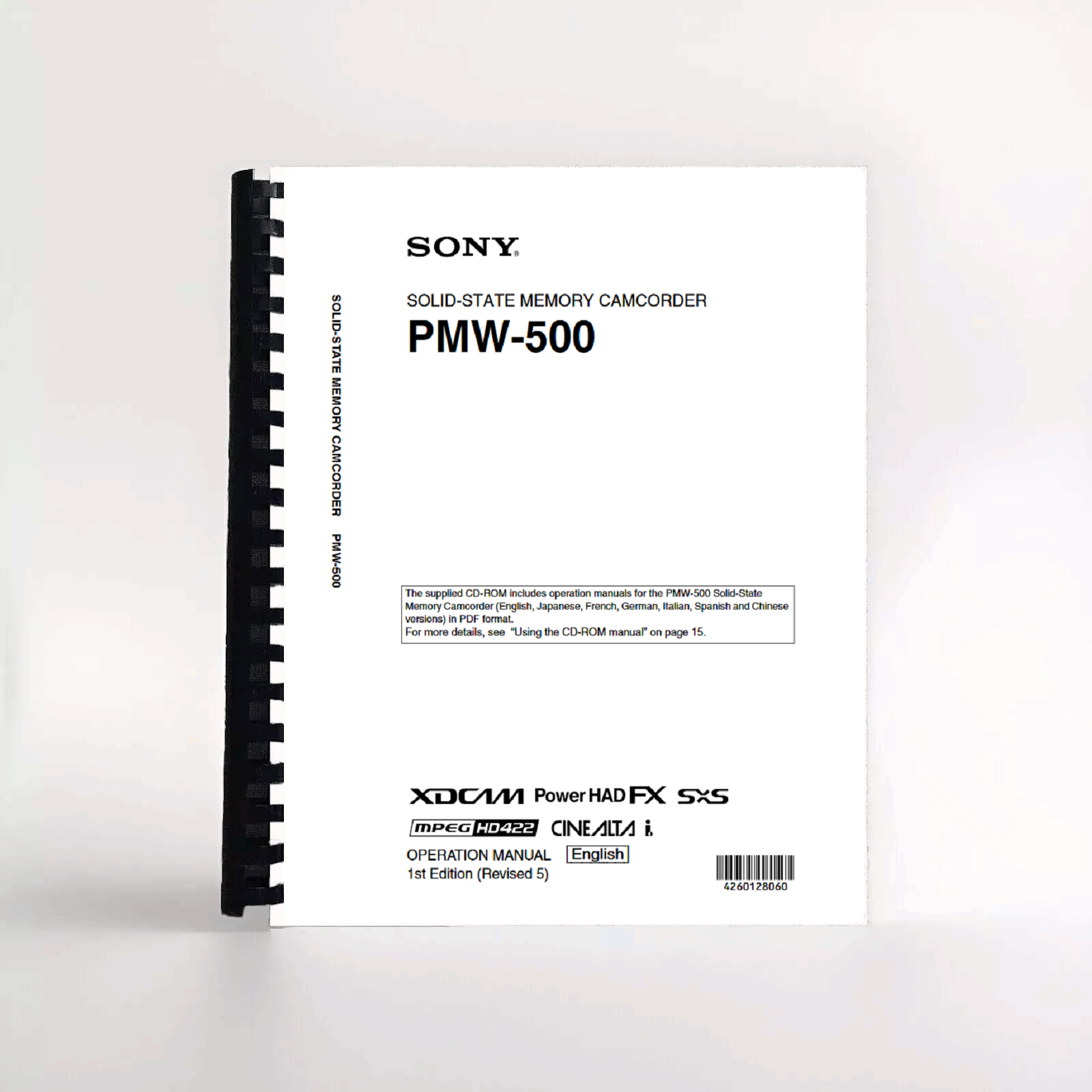 Owners Manual for Sony PMW-500 Video Camera | eBay