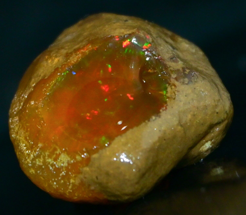 Opale de feu multi brute 62,00 carats opale naturelle éthiopienne opale ...