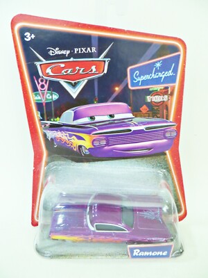 DISNEY PIXAR 'CARS' SUPERCHARGED L6270 'RAMONE' PURPLE FLAMES. MIB ...