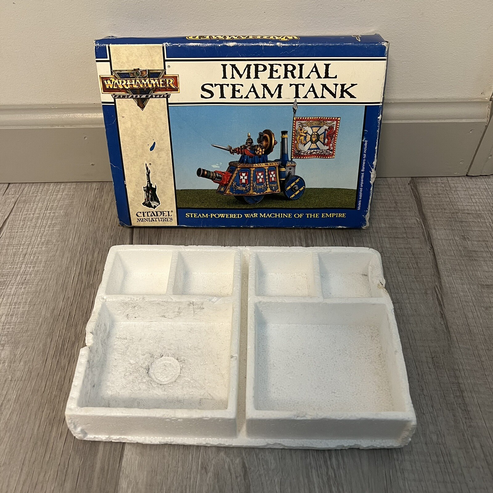 Vintage Warhammer Imperial Steam Tank Citadel Miniatures BOX /INSERT ...