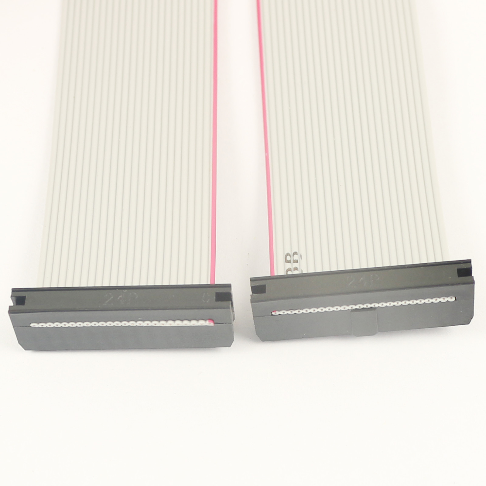 2Pcs 2mm Pitch 2x12 Pin 24 Pin 24 Wire IDC Flat Ribbon Cable Length ...