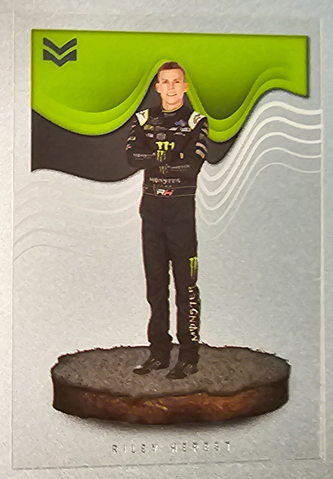 Riley Herbst 2023 Chronicles NASCAR #19 Magnitude - Red /100 Price ...
