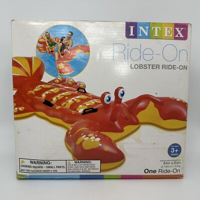 Intex Lobster Ride-On Pool Float Intex 2014 Inflatable Pool Floats ...