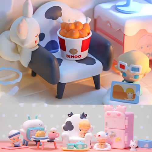POP MART Dimoo Homebody Home Life Series Blind Box(confirmed)Figure Art ...