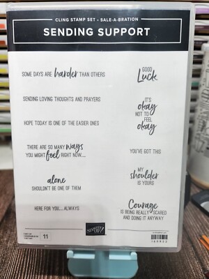 Stampin' UP! SENDING SUPPORT Stamp Set Courage It's Ok to not feel ok ...
